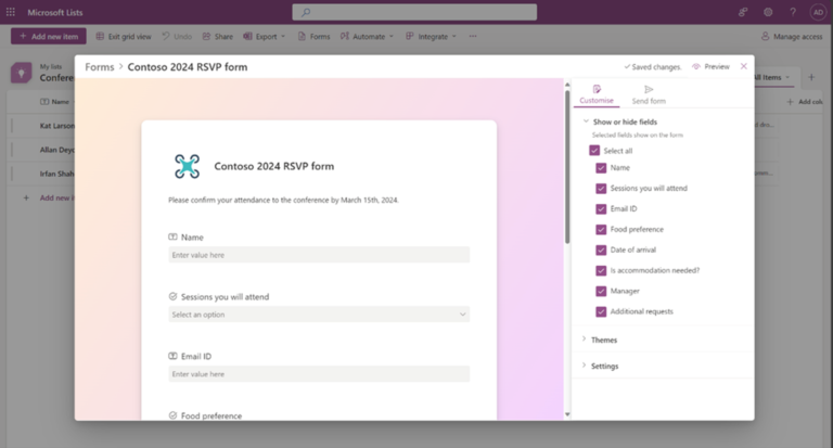 A Nova Integração entre Microsoft Forms e Lists - Knowledge Inside